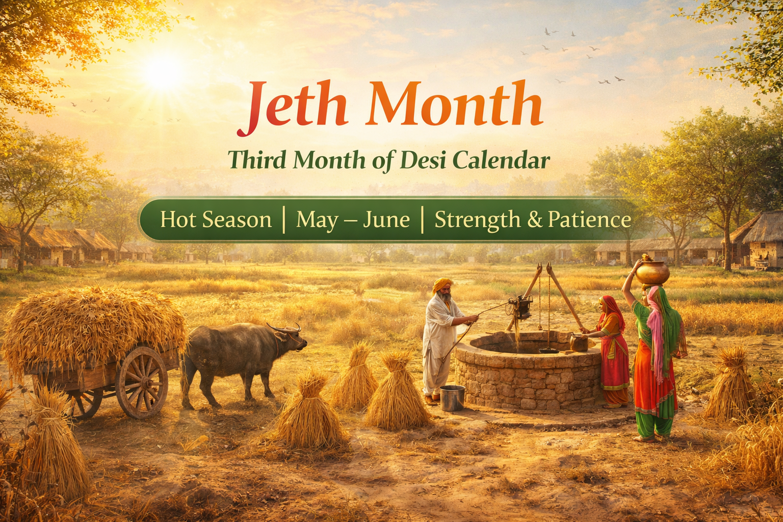 Jeth Month | جیٹھ مہینہ — Desi Calendar 2026 - desitarikh.pk